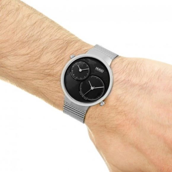 Hugo Boss | Accessories | Hugo Boss Stainless Steel Mesh Silver Men ...